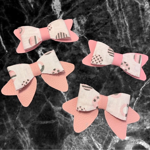 Handmade | Accessories | Handmade Pink Hair Barettes | Poshmark